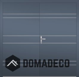 LIM AD18 double - modern double aluminum door Domadeco