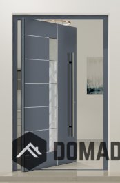 PIVOT AP02 - aluminium pivot entrance door Domadeco