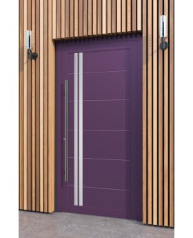 LIM AD10 - aluminum modern front door Domadeco