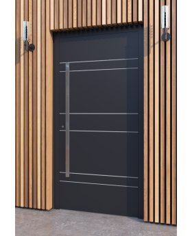 LIM AD18 double - modern double aluminum door Domadeco
