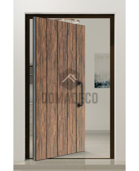 LIM WOODLINE 2 - entry door covered Tambora High Pressure Laminate wood ...