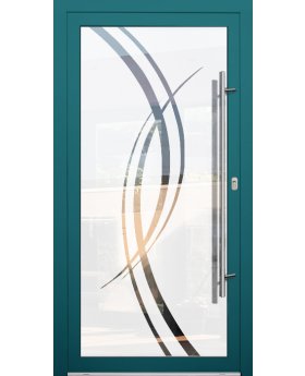 Fully Glazed Aluminium Front Doors | Front & Back Glass Doors Domadeco