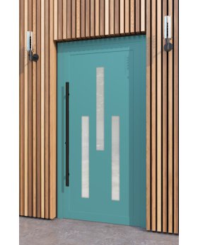 LIM TURMA - modern aluminum front door Domadeco