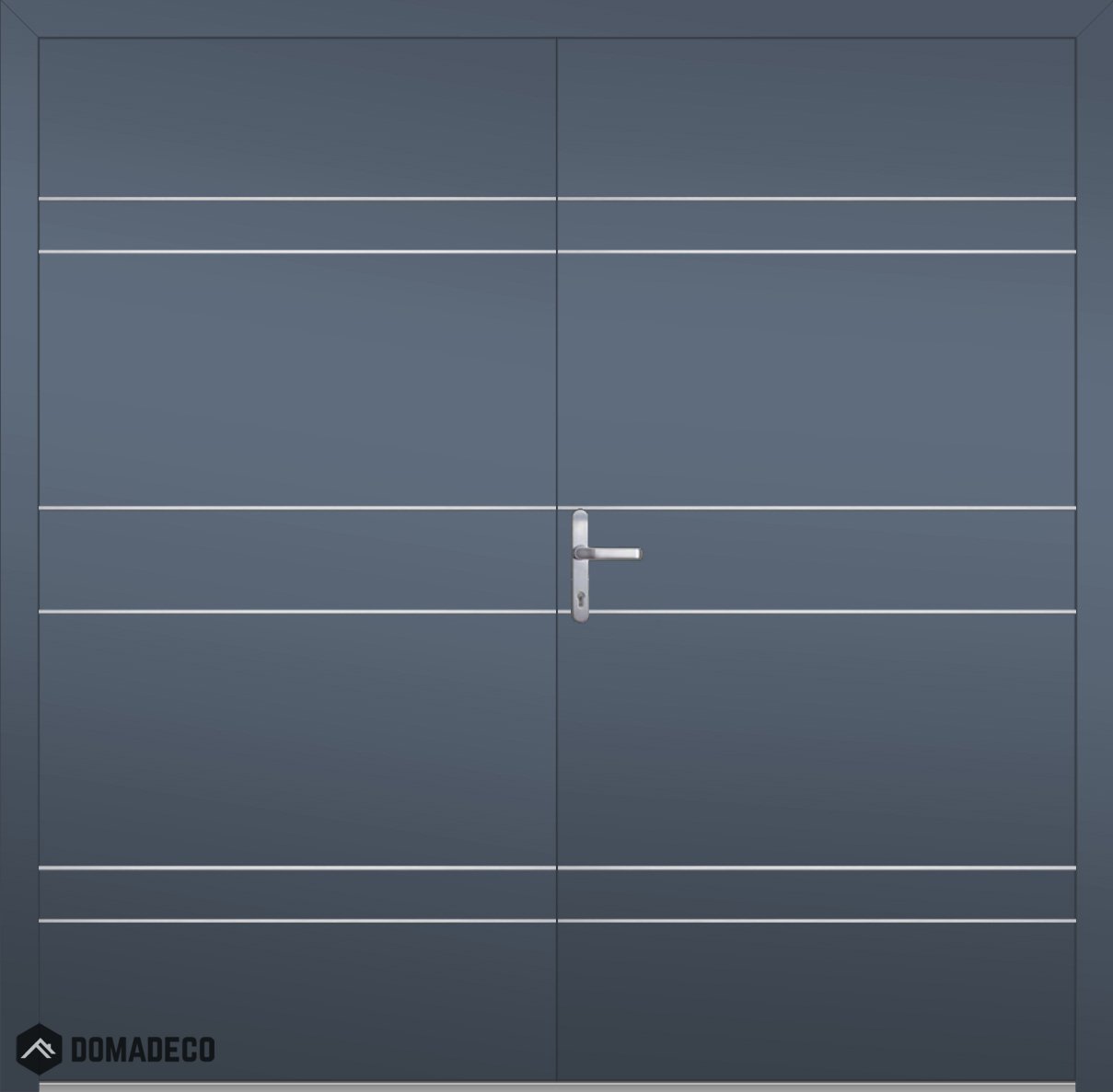 LIM AD18 double - modern double aluminum door Domadeco