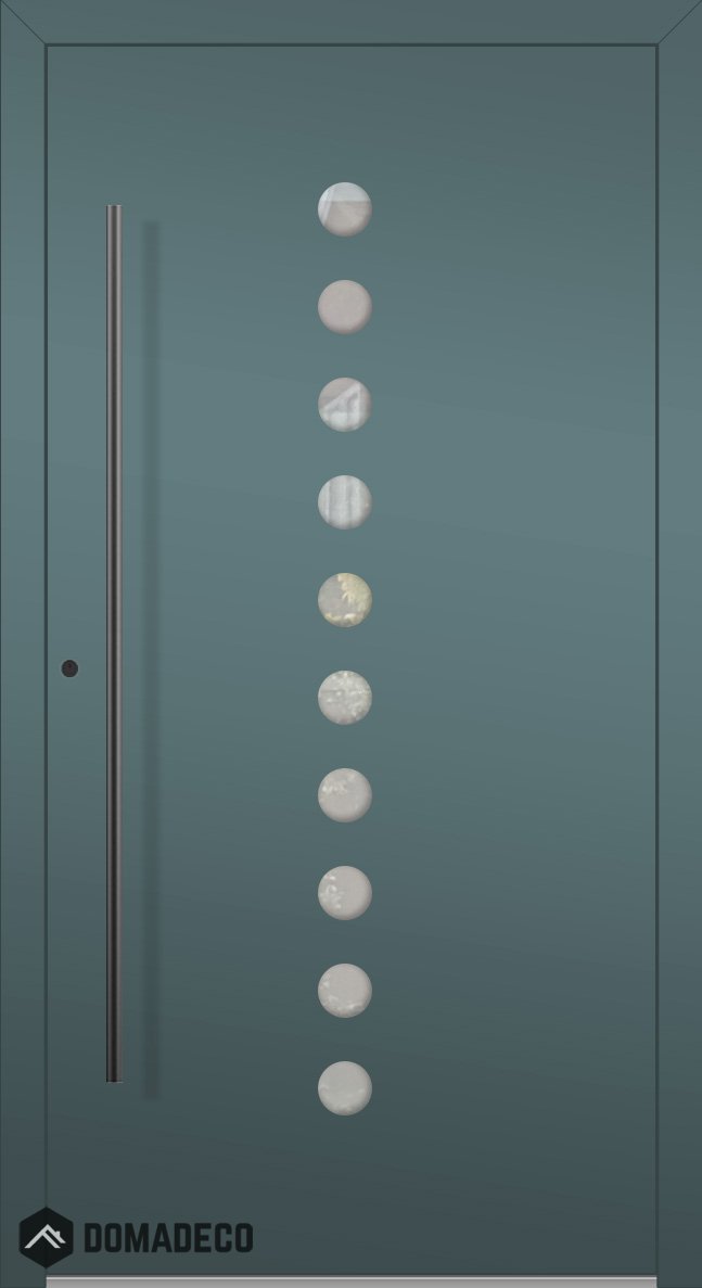 LIM Arlekin - aluminum front entrance door Domadeco