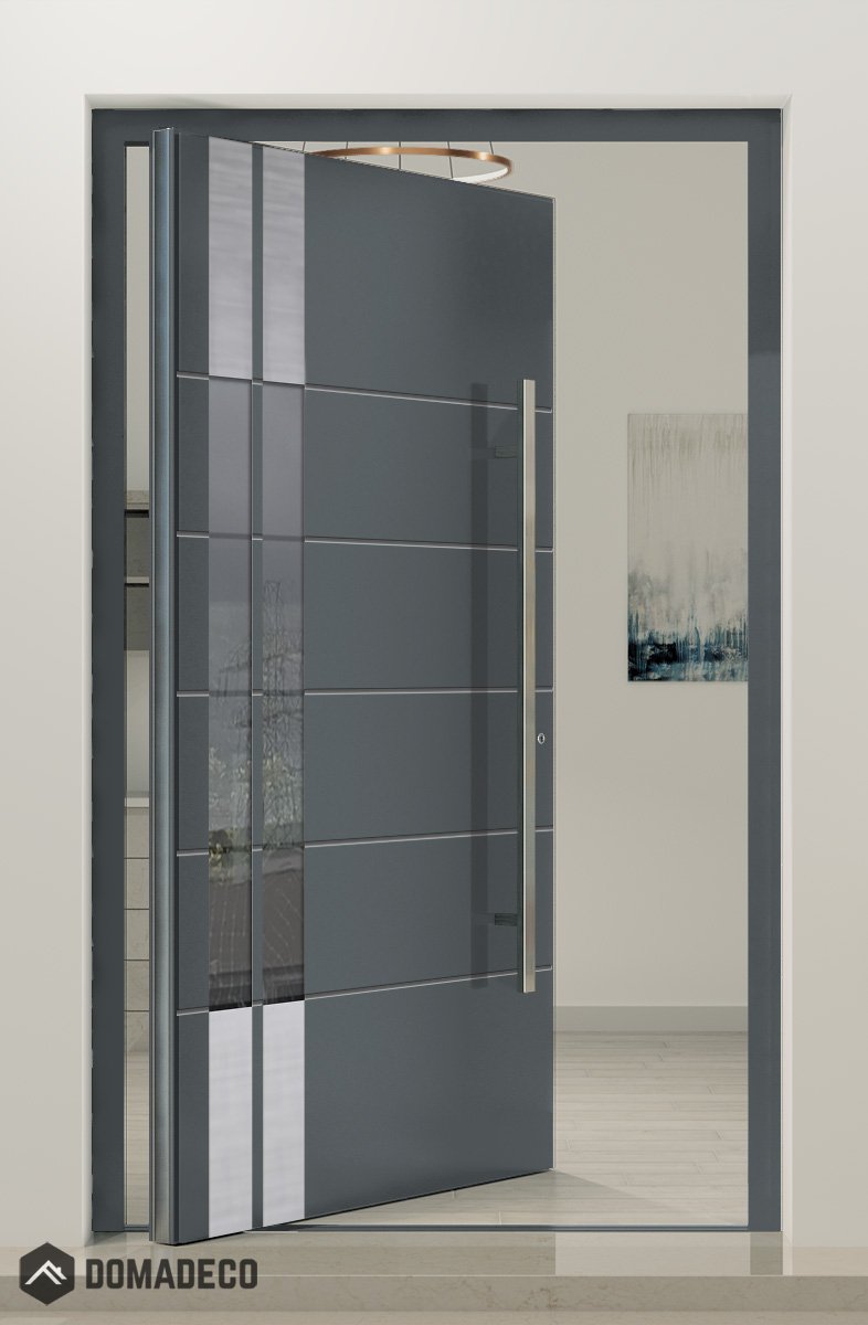 PIVOT C3 - modern pivot aluminum door Domadeco