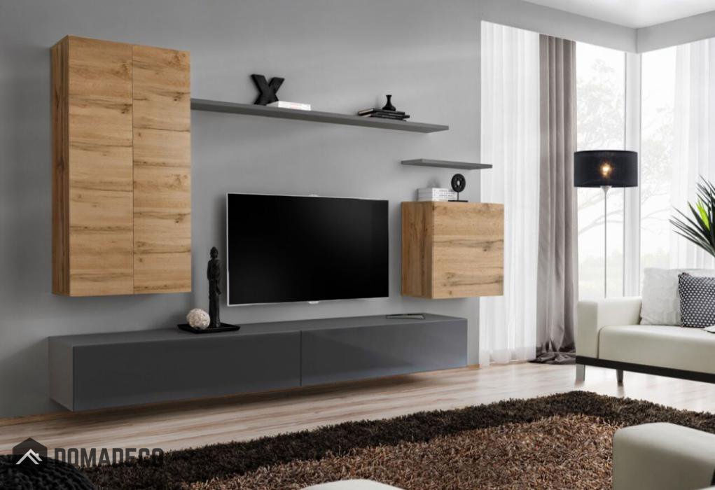 Shift 2 - modern living room wall unit Domadeco