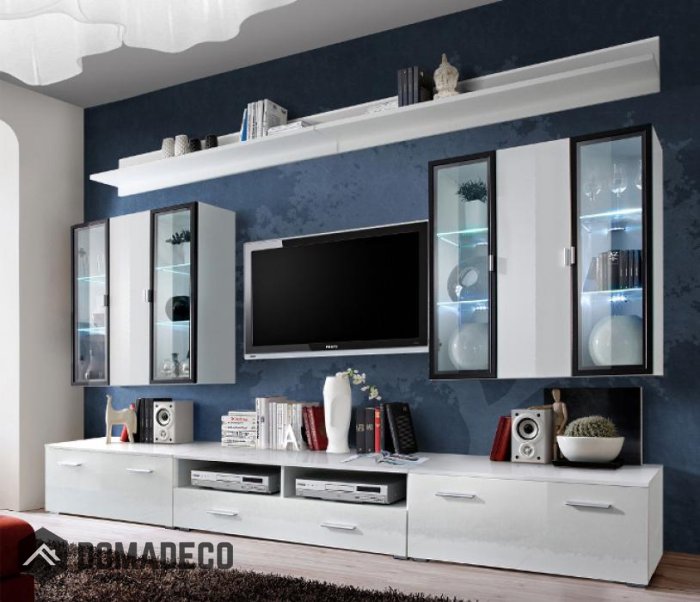 Gloss entertainment unit store