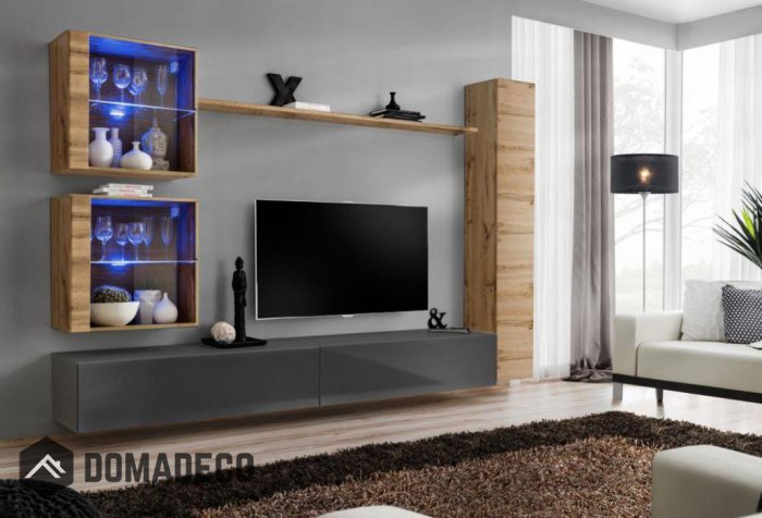 Shift 18 media wall unit