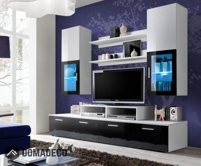 High tv unit white store
